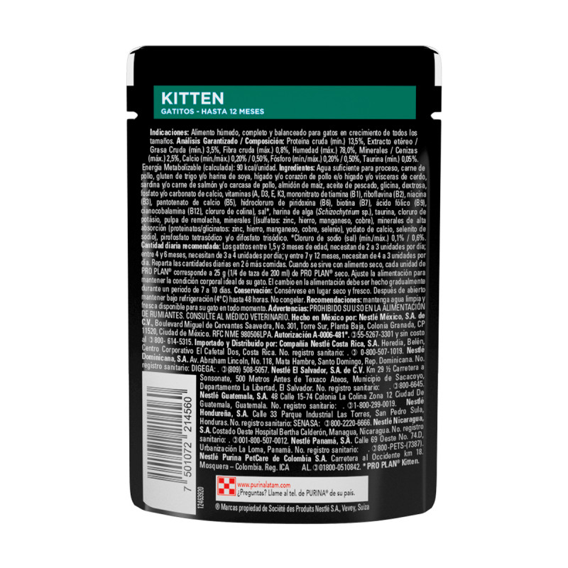 PRO PLAN KITTEN POUCH 85GR